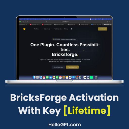BricksForge Activation With Key (Lifetime Auto Update)