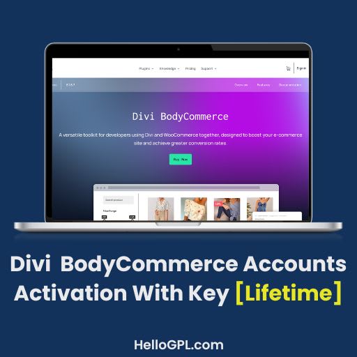 Divi BodyCommerce Activation With Key [Lifetime Auto Update]