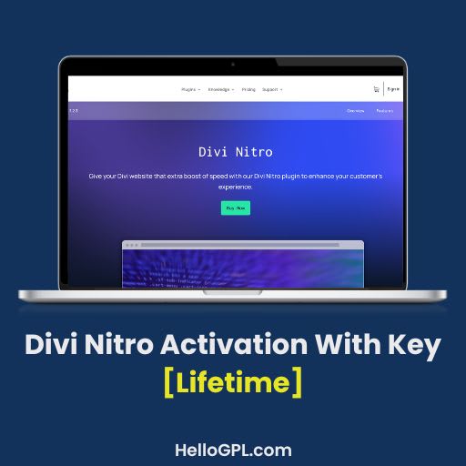Divi Nitro Activation With Key [Lifetime] – HelloGPL
