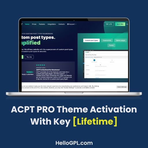 ACPT - Advanced Custom Post Types With Original Key