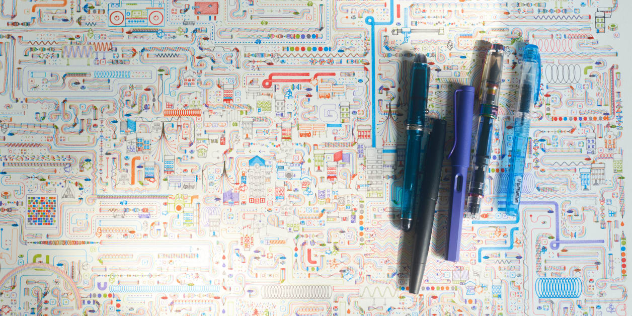 Why I use Fountain pens with pen plotters | Lostpixels.io