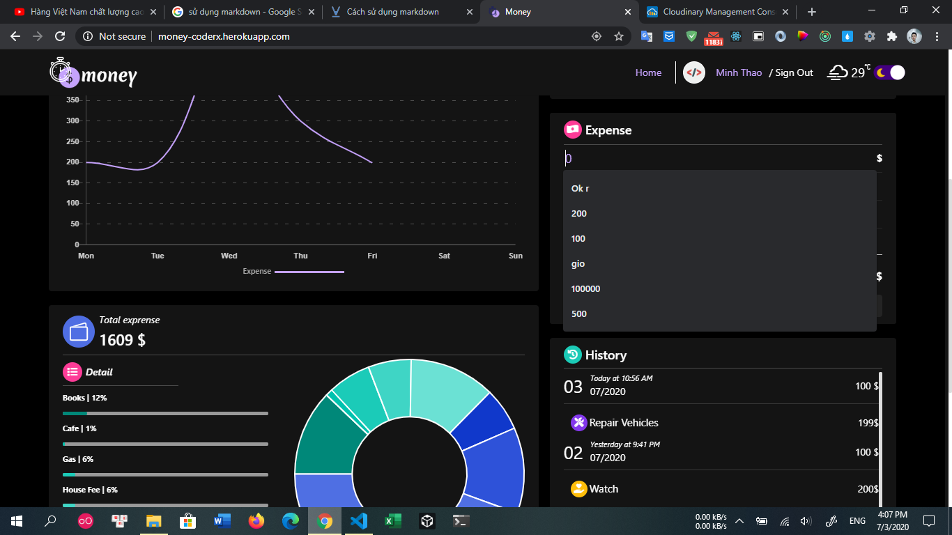 finance-app - Codesandbox