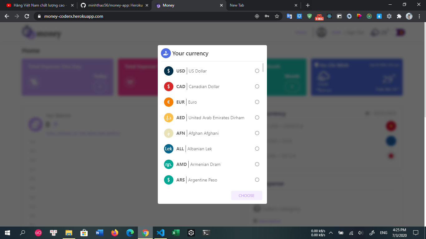 finance-app - Codesandbox