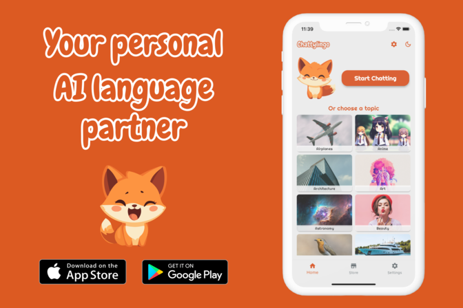 Chat in foreign languages