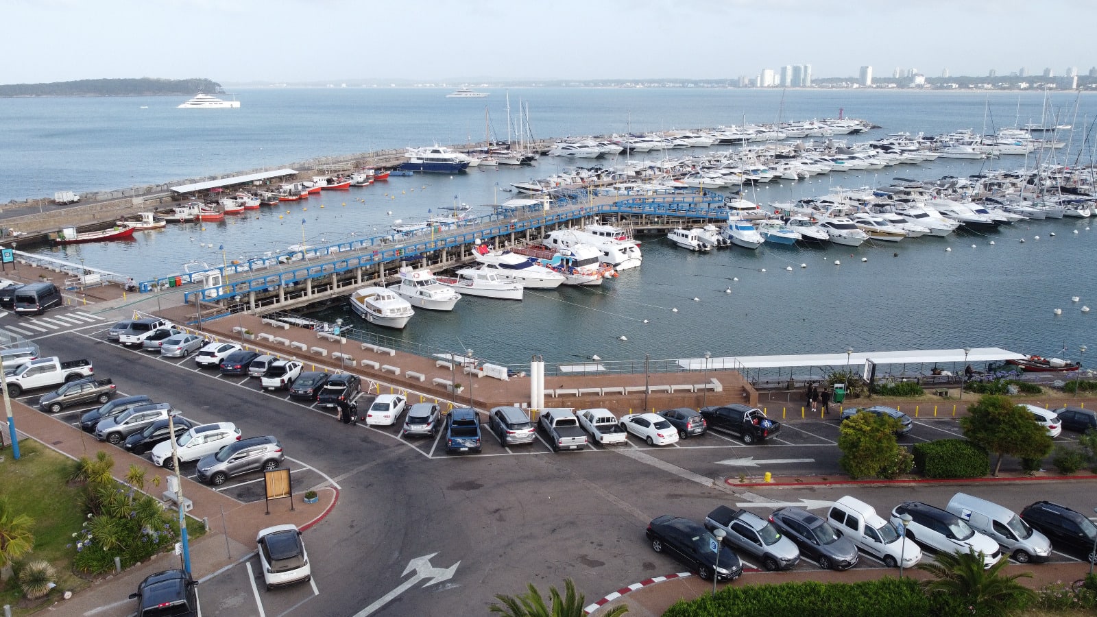 El Puerto de Punta del Este tiene 100 % de ocupación y 60 barcos en ...