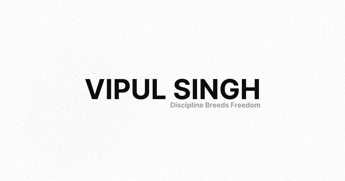 Vipul Singh - Full Stack Engineer