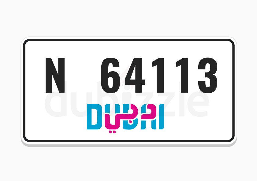 dubai N 64113 ( N 6 41 13 ) fancy car number plate | dubizzle