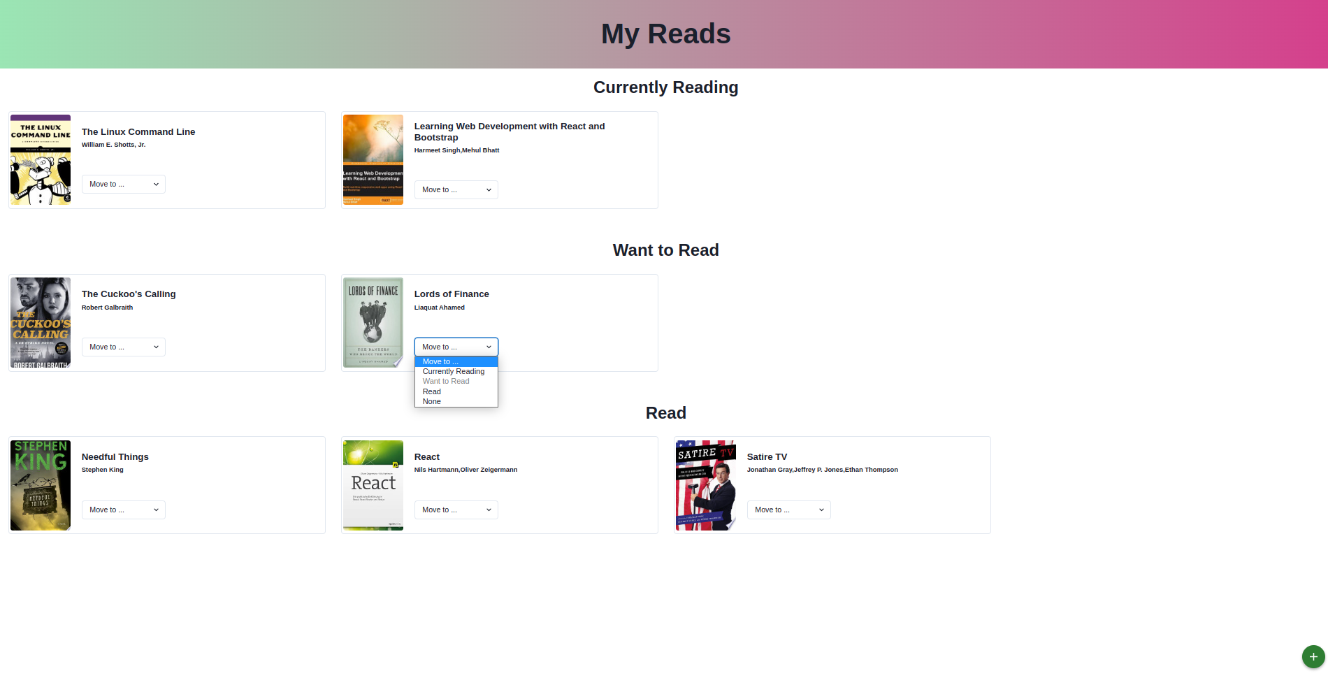 GitHub - almamunkhan09/my-books: This is a React application that allows users to track their ...