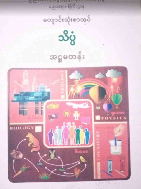 Myanmar Grade 8 Science Textbook PDF Download | Myanmar Book Space