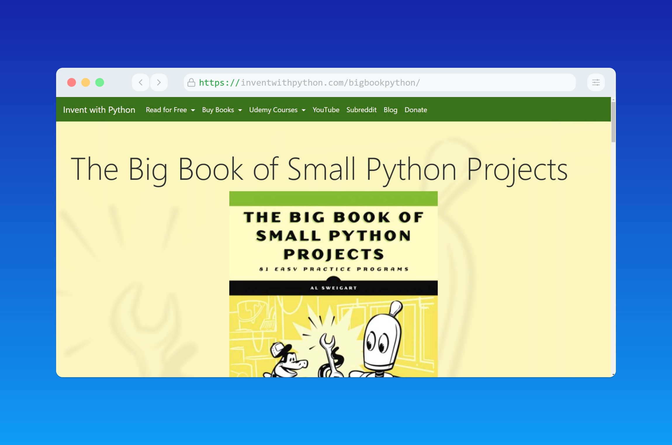 The Big Book of Small Python Projects - CAE