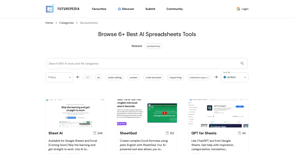 AI Spreadsheets Tools & Software of 2024 AI Spreadsheets Tools & Software of 2024