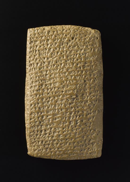 Lettre de Rib Addi, roi de Byblos, au pharaon d'Egypte. (Louvre)
