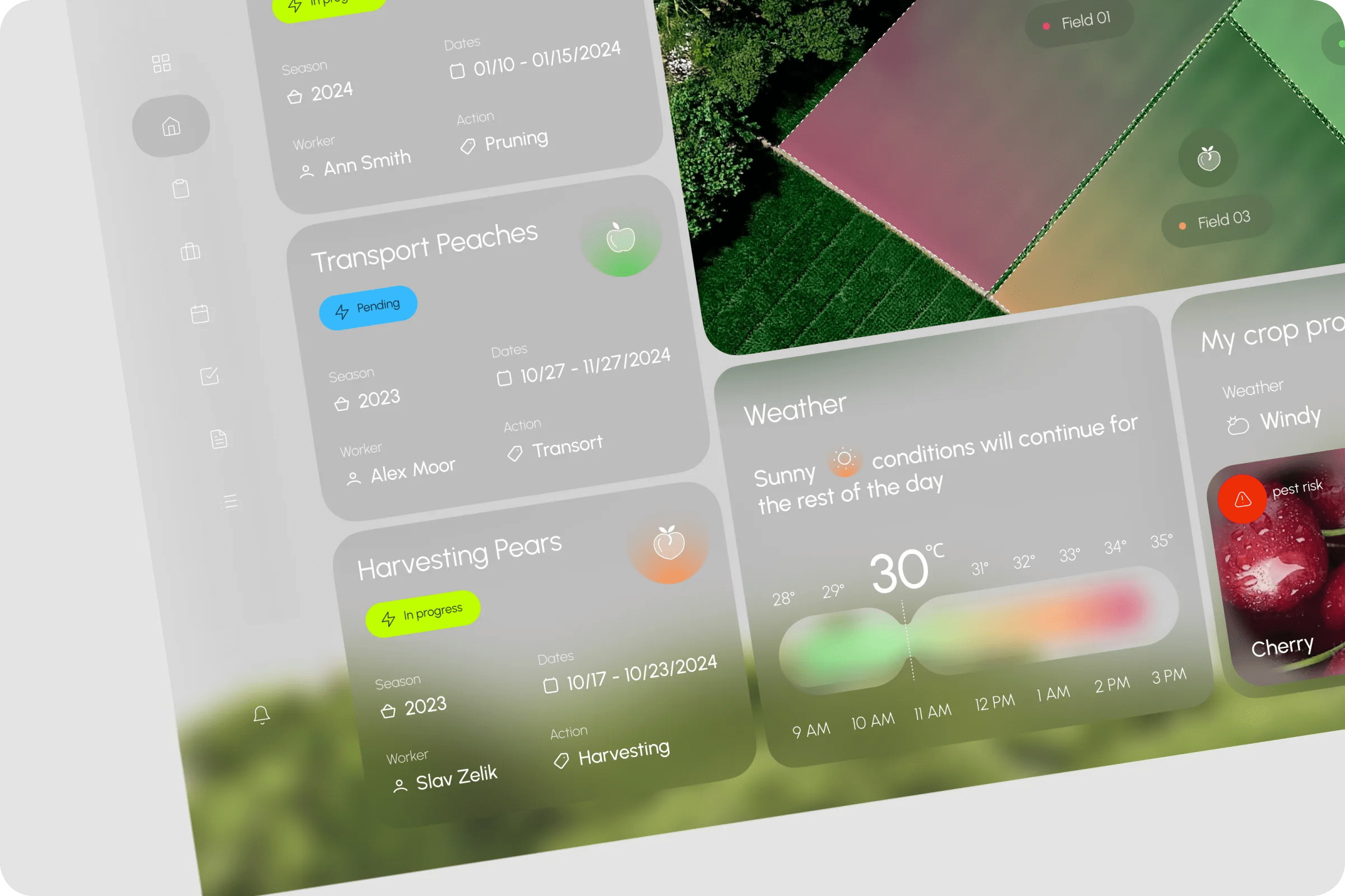 AgroFlow - Farm Management SaaS Dashboard