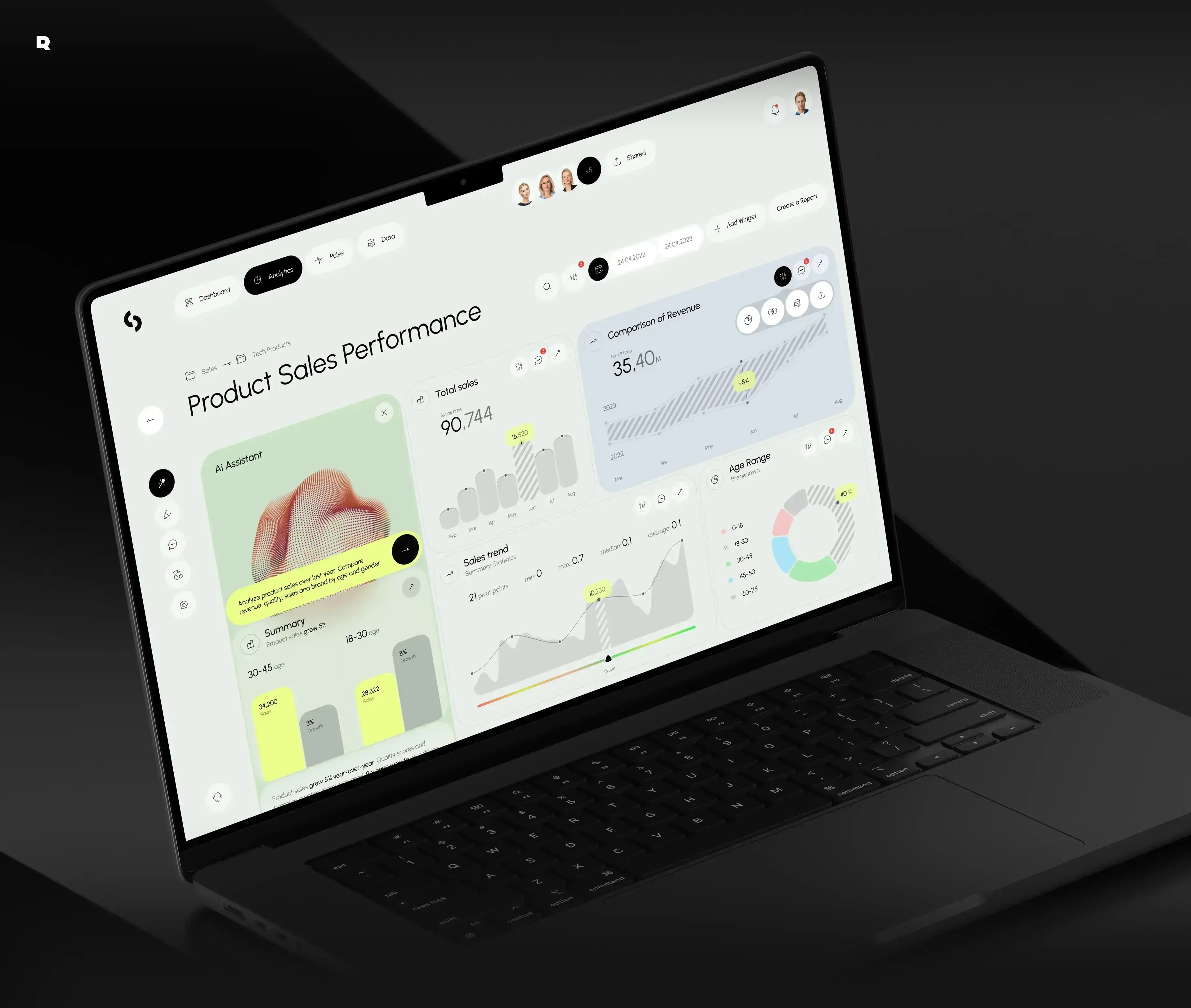 Sisense AI Assistant Project - Branding & UX UI Design