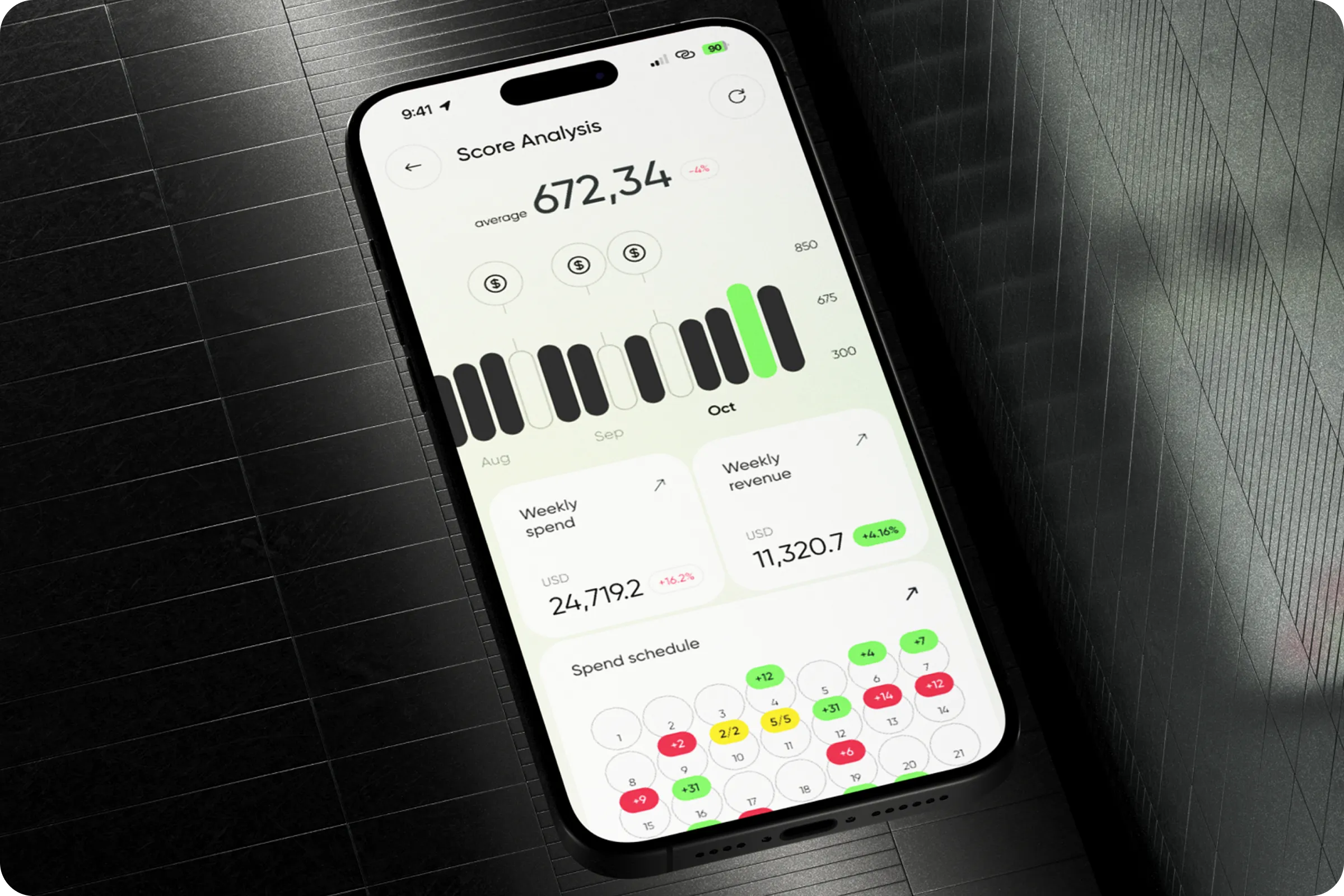 Aella Finance Credit Score Mobile App | UX UI Design