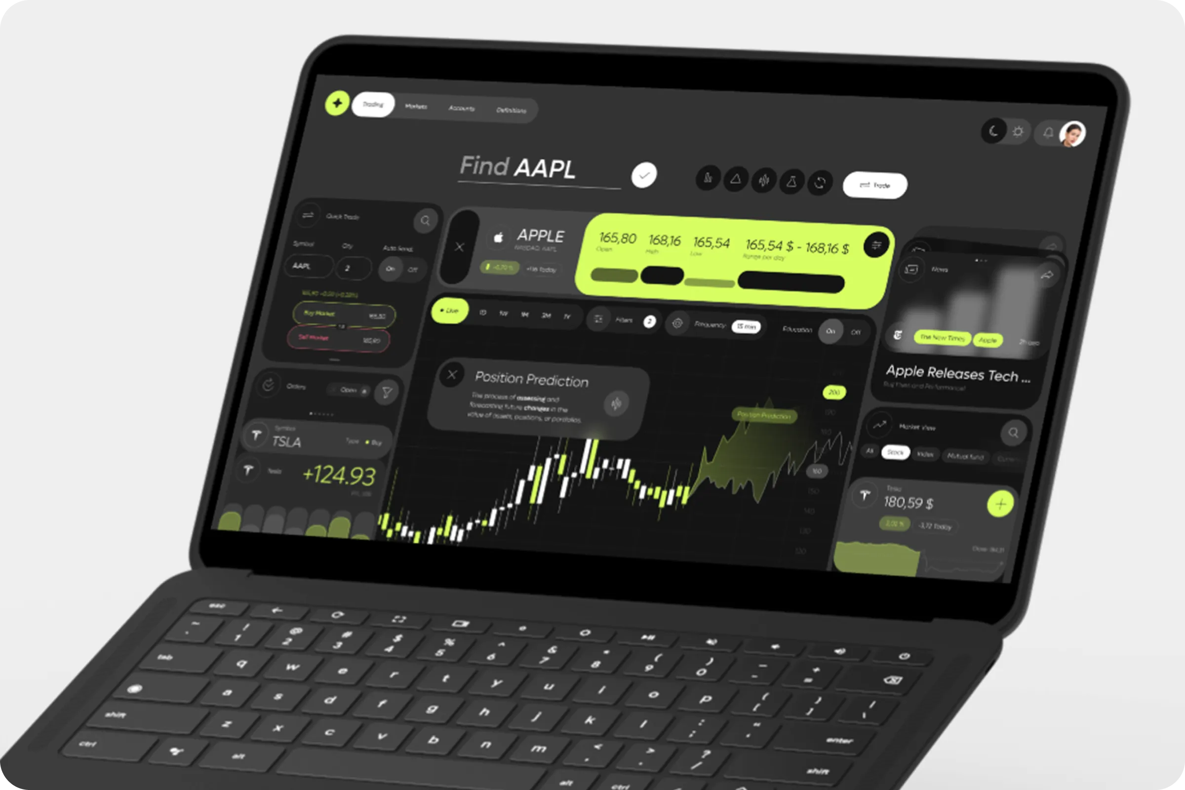 ETRADE - Online Broker Trading Platform & UX UI Design