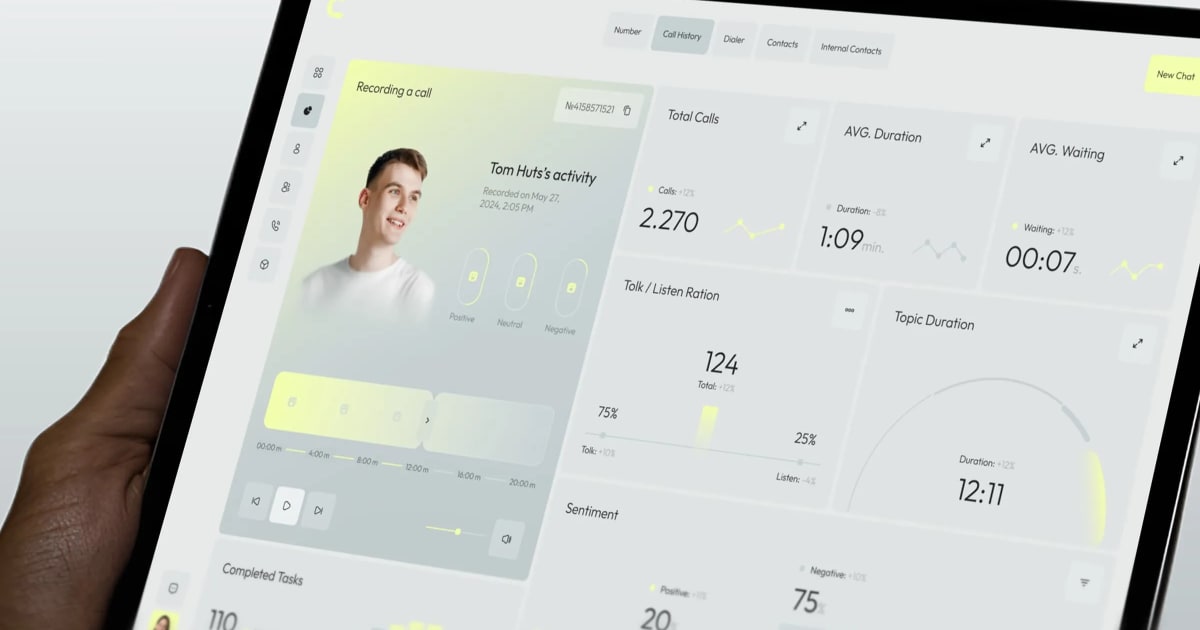 Convox Call Center SaaS Platform | UX/UI Design Project