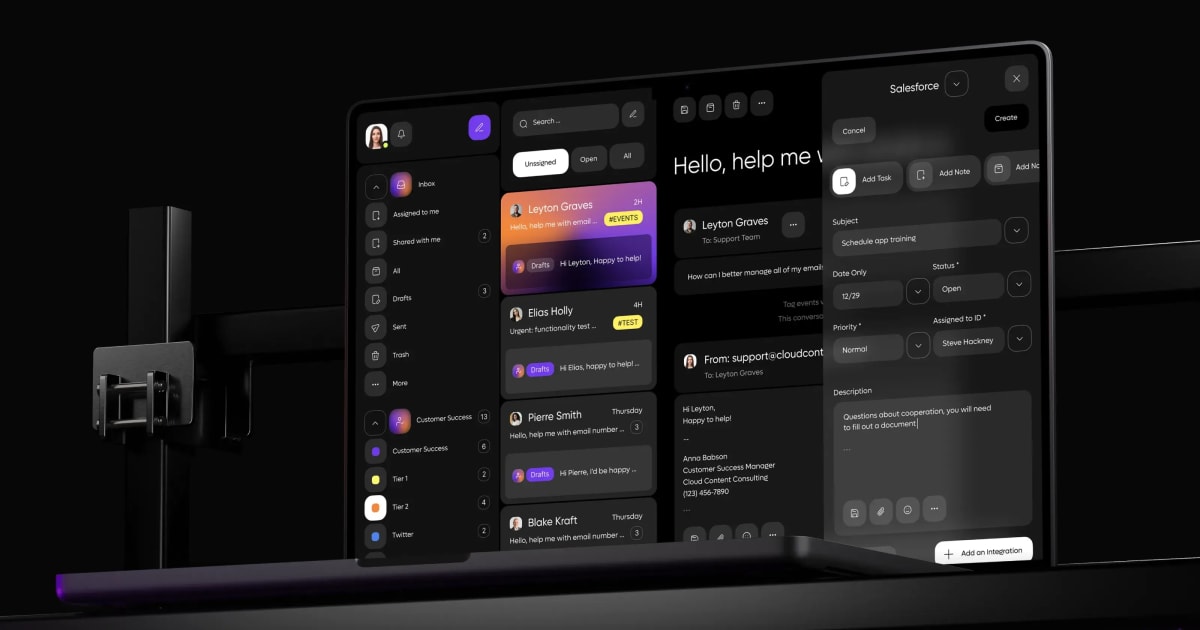 CentralFlow CRM Project - Branding & UX UI Design