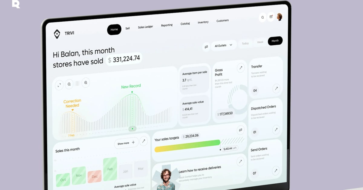 Trivi CRM Project - Branding & UX UI Design Trial (Example)