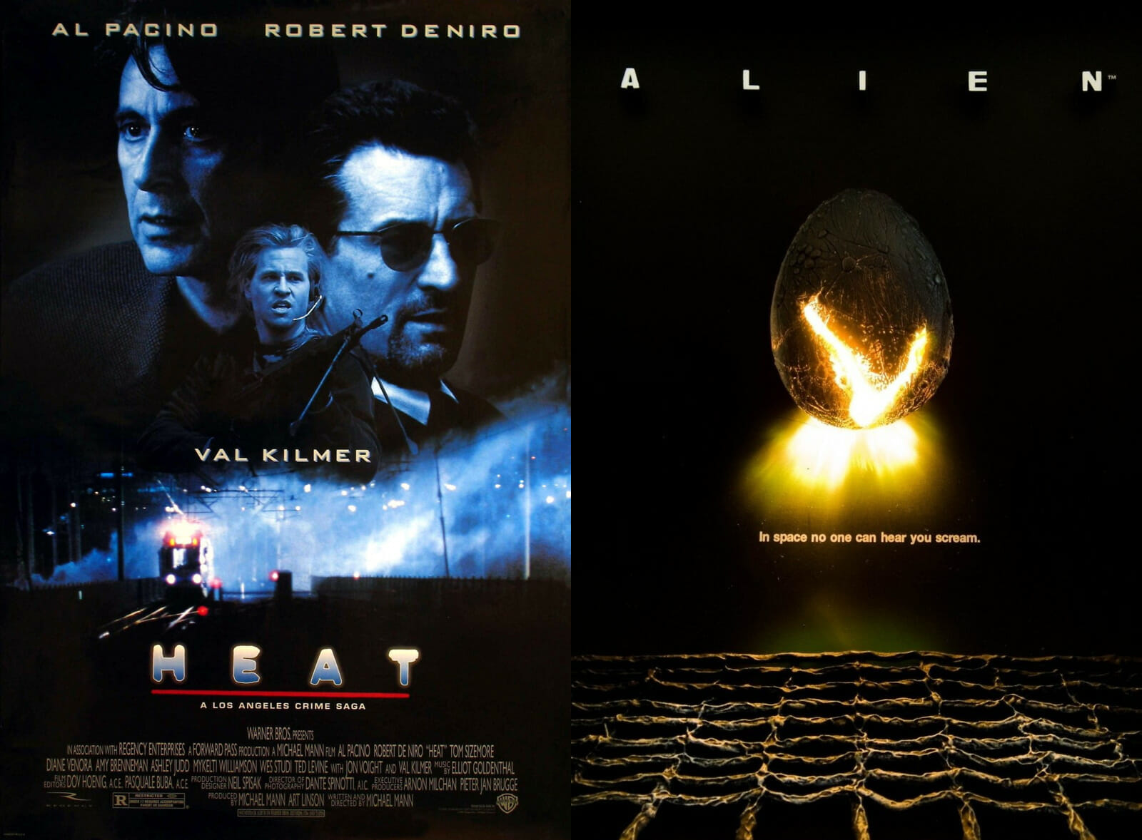 Heat (Szemtől szemben), Alien (A nyolcadik utas a halál) – Vakfolt podcast