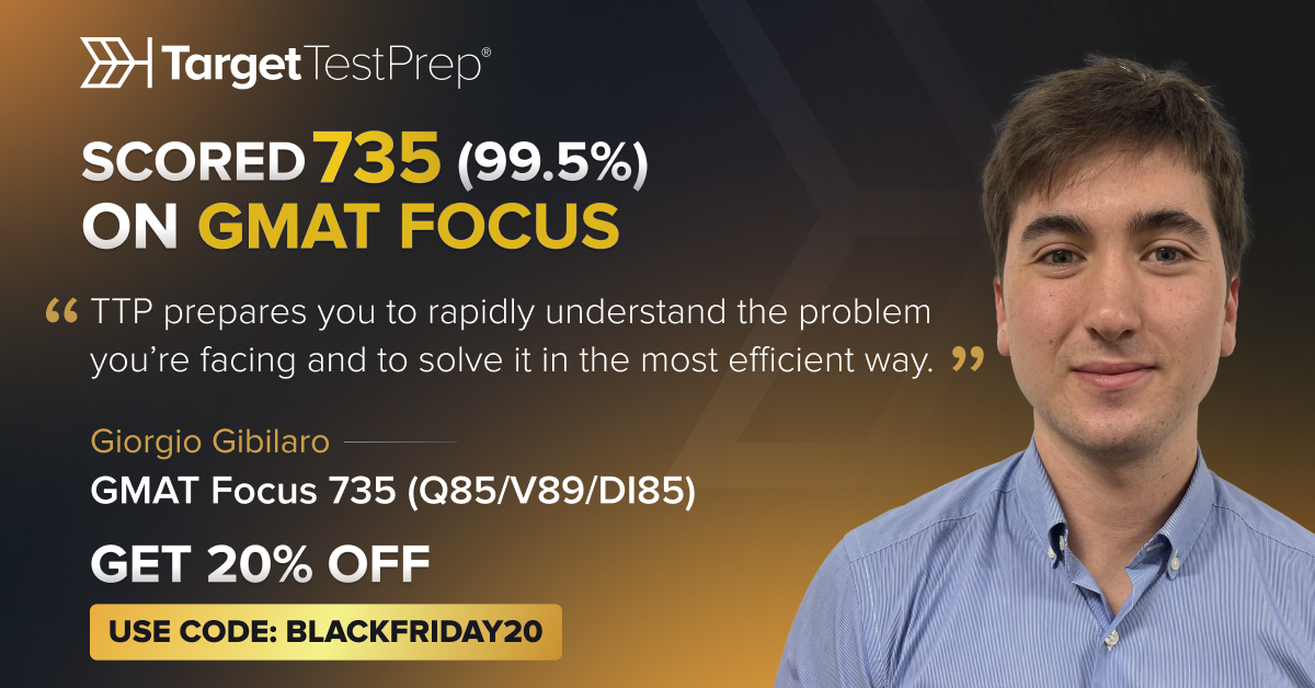 How Giorgio Scored 735 (99.5%) on the GMAT Focus Edition : Share GMAT ...