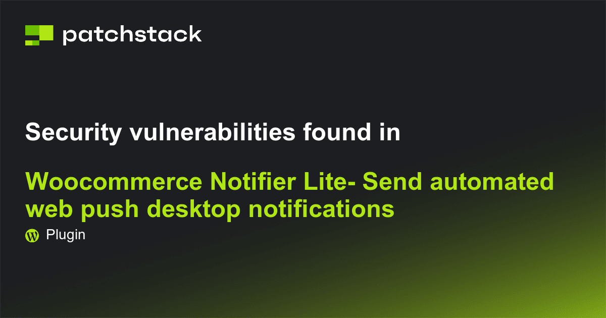 Woocommerce Notifier Lite- Send automated web push desktop ...