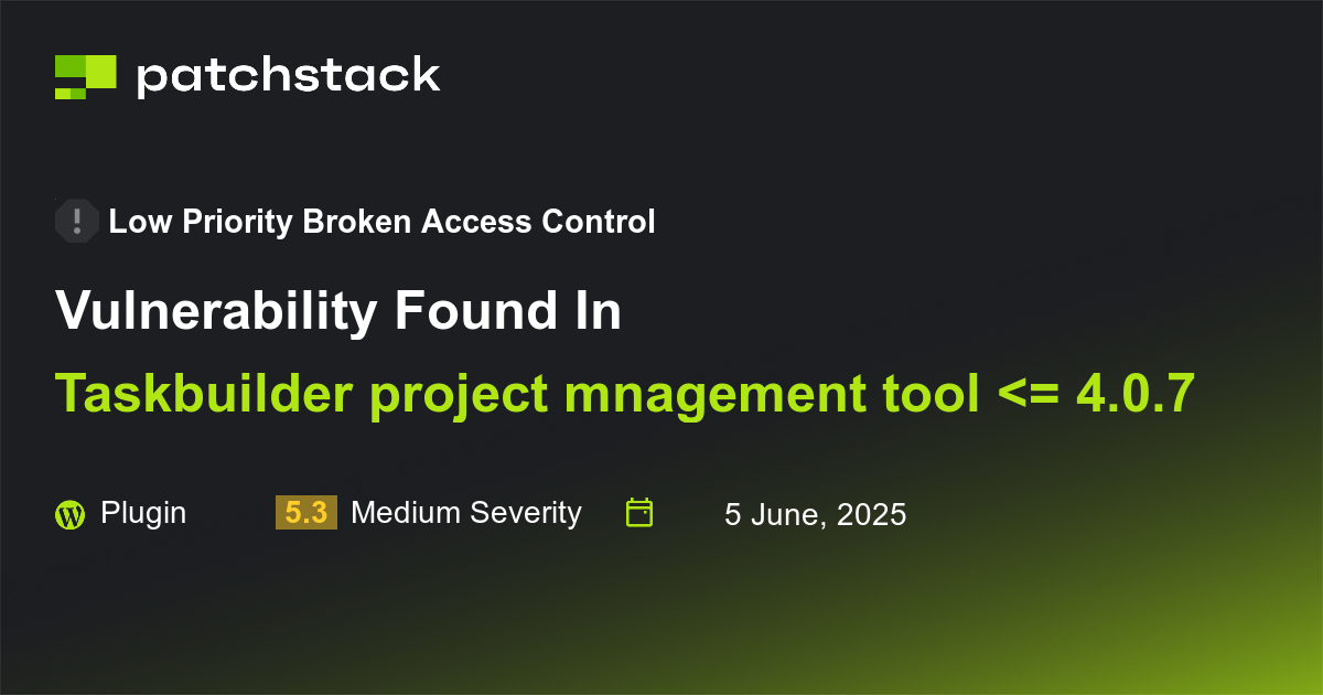 WordPress Taskbuilder plugin