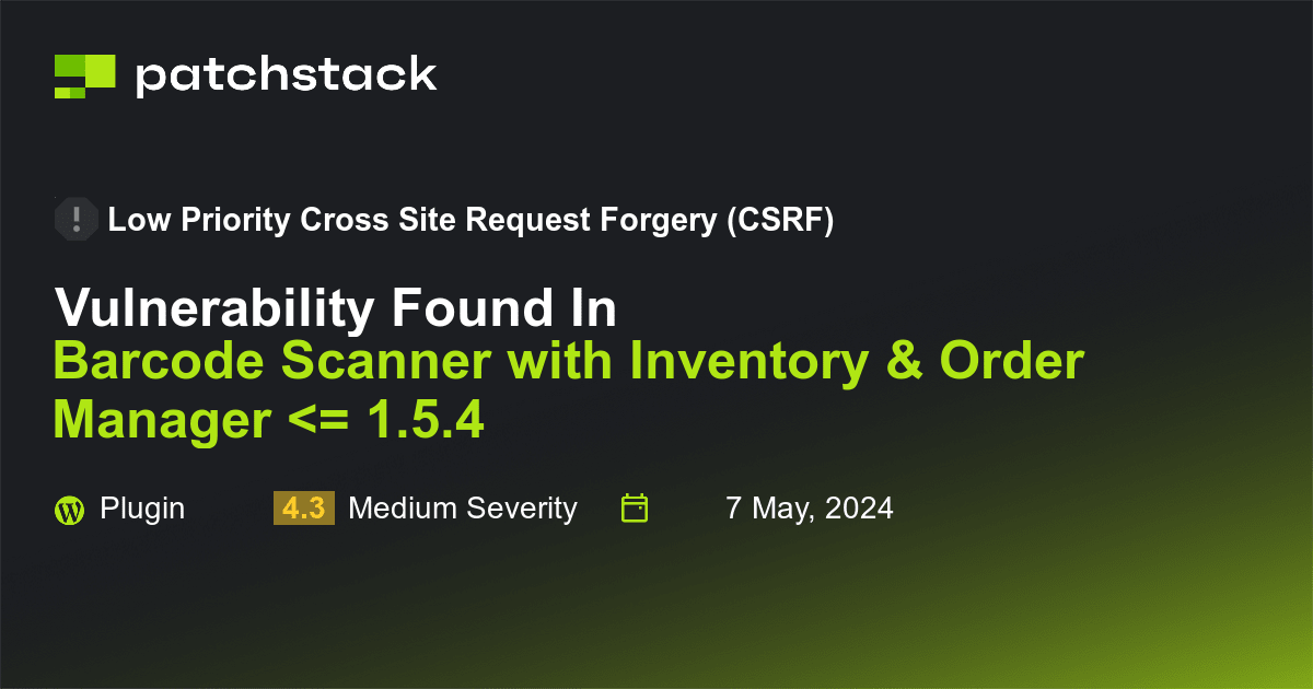 WordPress Barcode Scanner with Inventory & Order Manager plugin