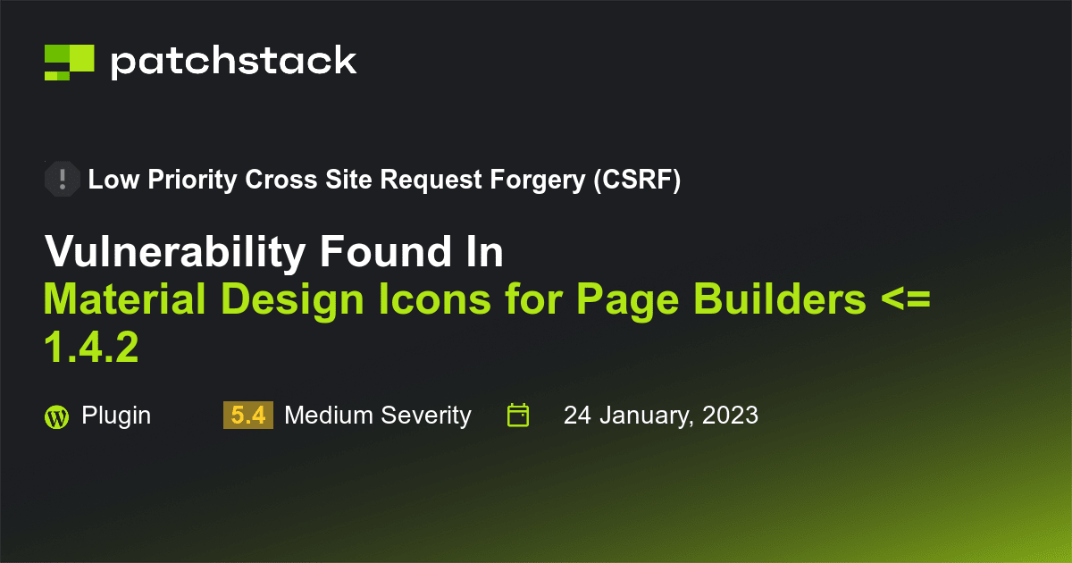 WordPress Material Design Icons for Page Builders plugin