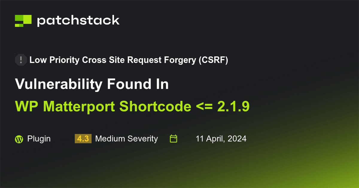 WordPress WP Matterport Shortcode plugin