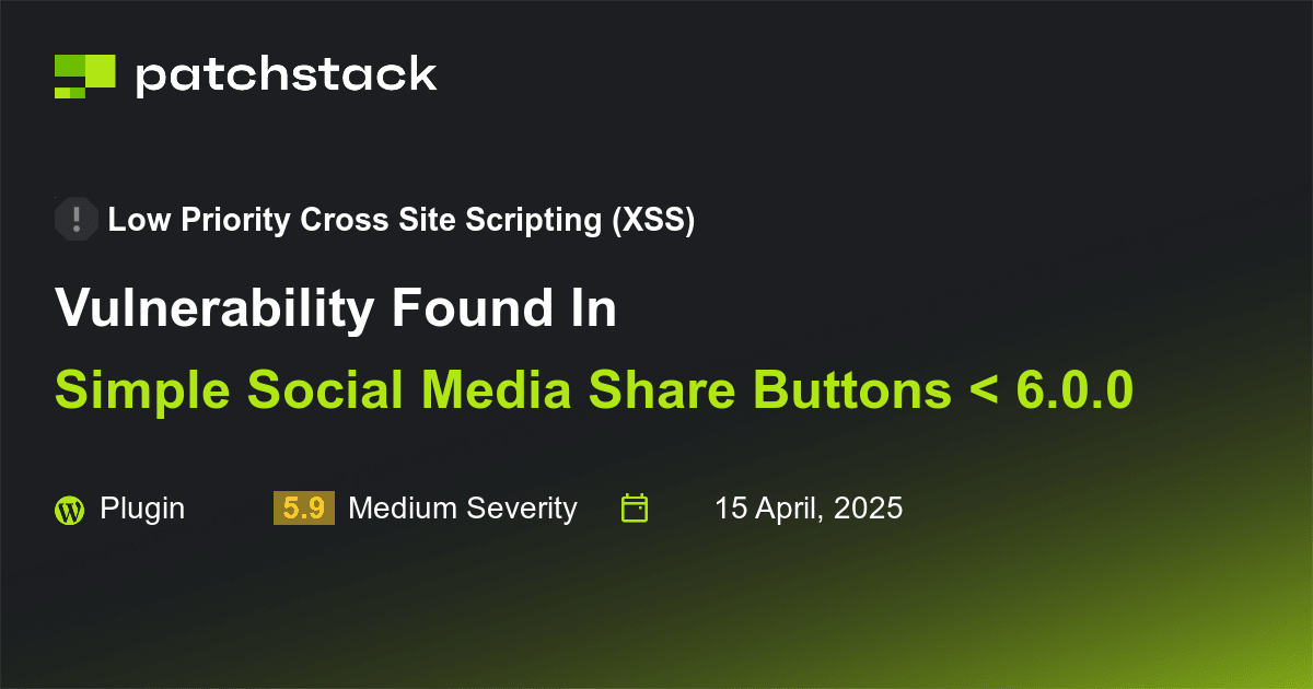 WordPress Simple Social Media Share Buttons plugin
