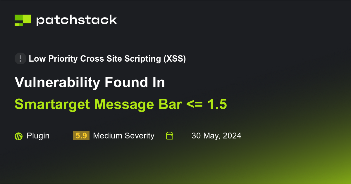 WordPress Smartarget Message Bar plugin