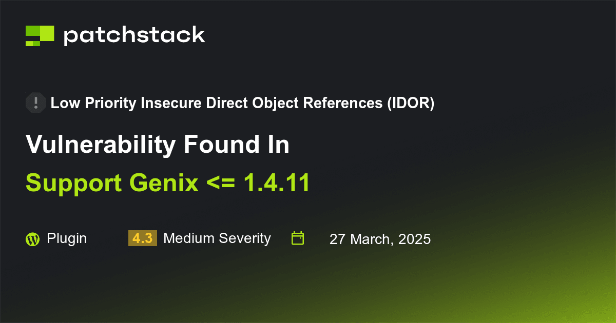 WordPress Support Genix