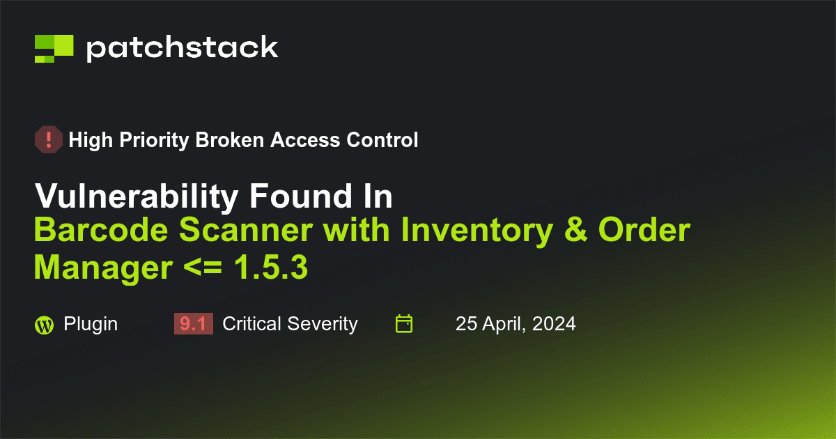 WordPress Barcode Scanner with Inventory & Order Manager plugin