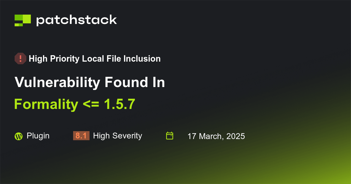 WordPress Formality Plugin