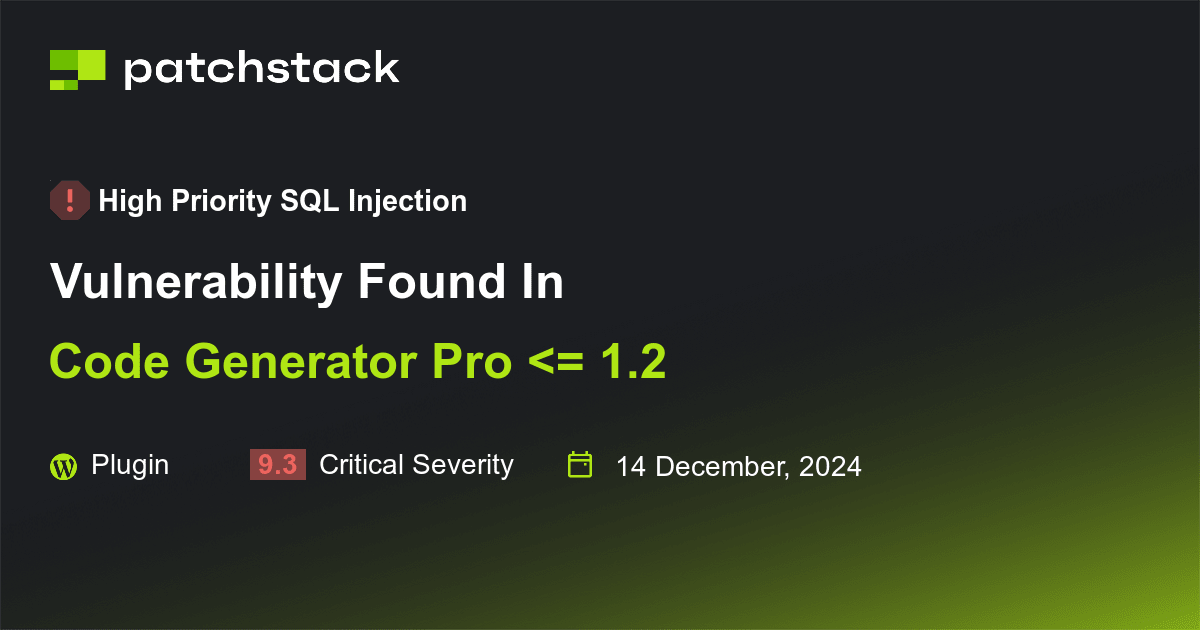 WordPress Code Generator Pro plugin
