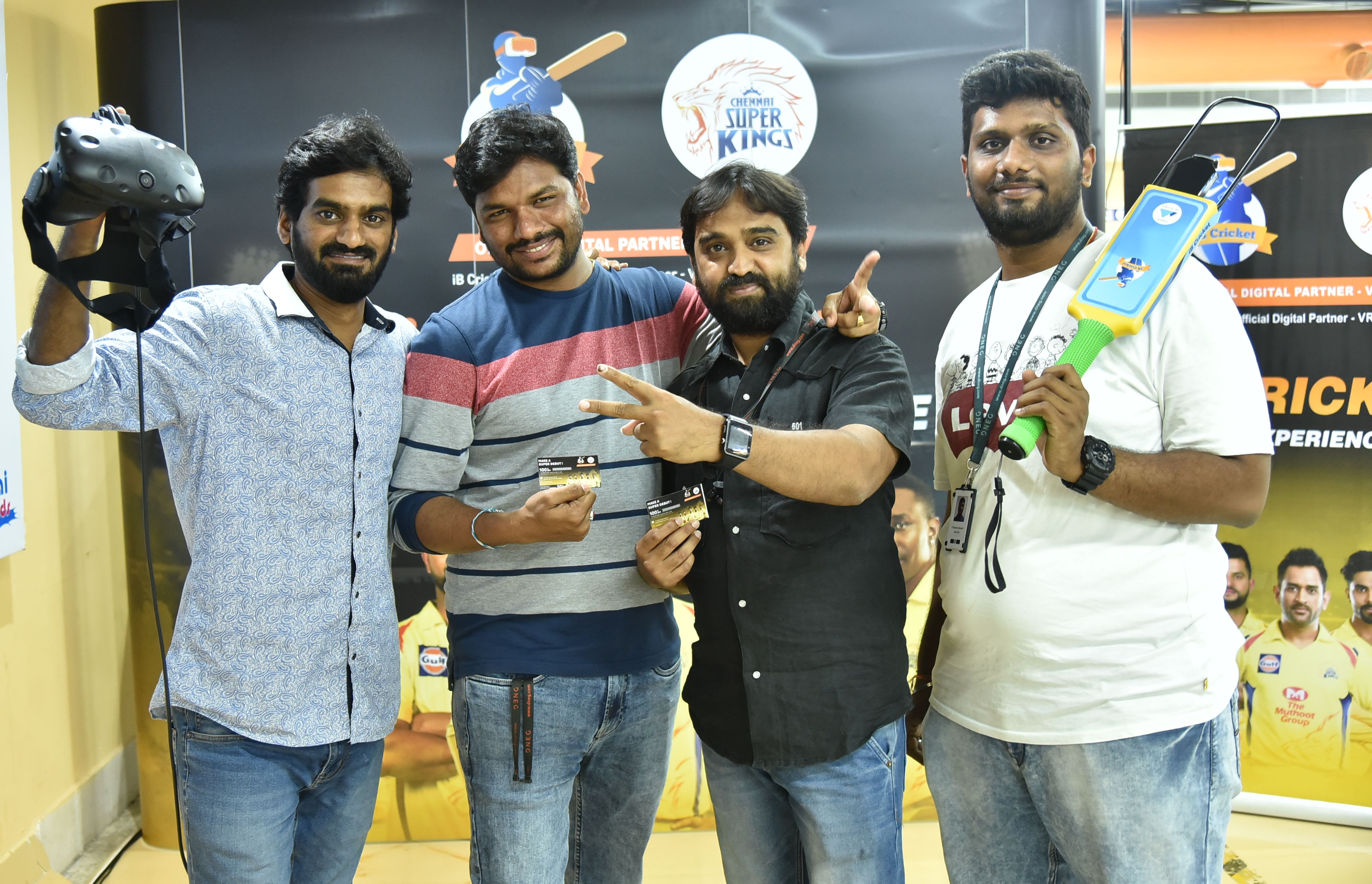 CSK fans thrilled by VR Cricket | CSK - iB Cricket Fan Tour