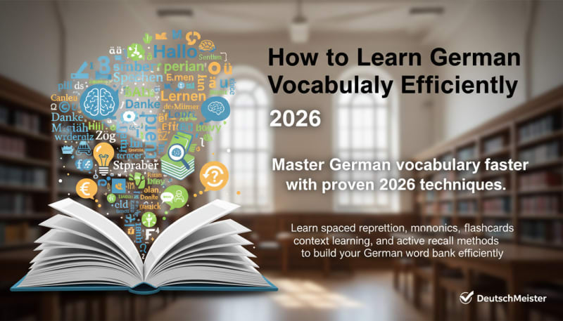 How to Learn German Vocabulary Efficiently 2026 | German Online Tests