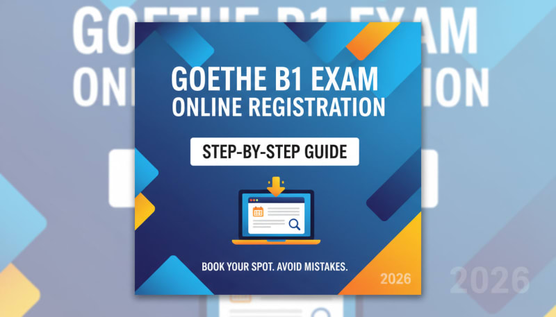 How to Book Goethe B1 Exam Online | German Online Tests