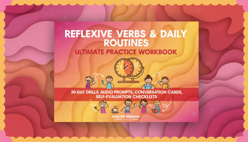 Master German Reflexive Verbs: Daily Routine & Free 2026 Worksheet ...