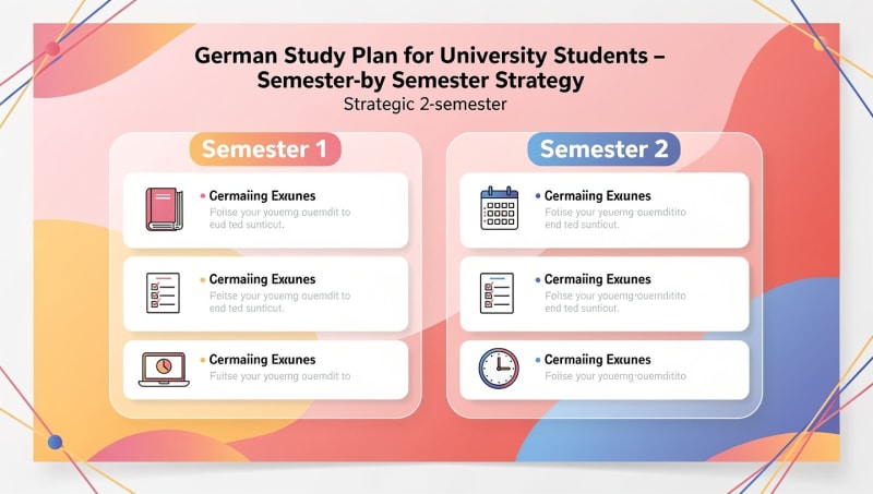 German Study Plan for University Students – Semester-by-Semester ...