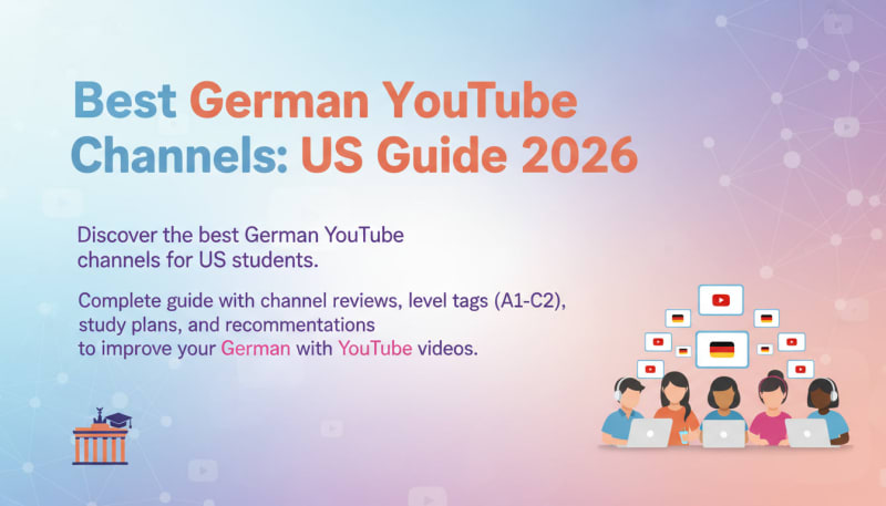 Best German YouTube Channels: US Guide 2026 | German Online Tests