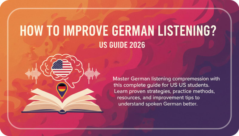 How to Improve German Listening? US Guide 2026 | German Online Tests