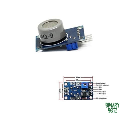 MQ-9 Gas Sensor Module for CO, Methane & LPG Detection – Arduino ...