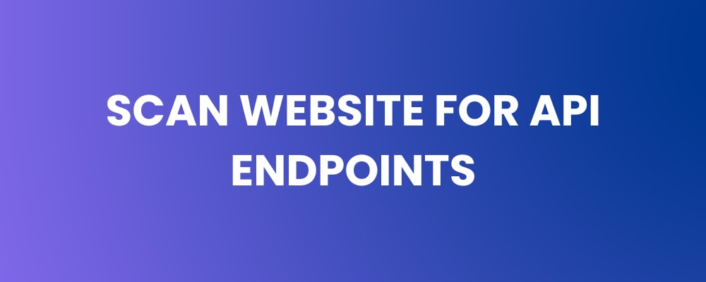 API Endpoints Scan | Enhance Security & Detect Hidden Paths