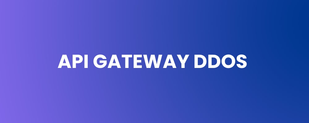 API Gateway DDoS