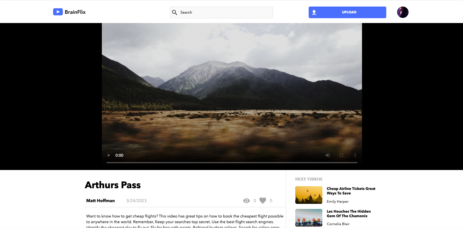 GitHub - David-McCaig/david-mccaig-brainflix-server