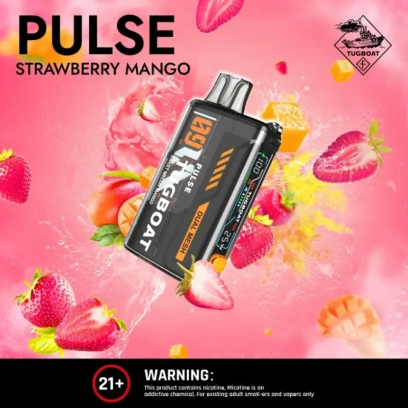 Strawberry Mango - Tugboat Pulse 20000 Puffs 20000Puffs | Price in Kenya