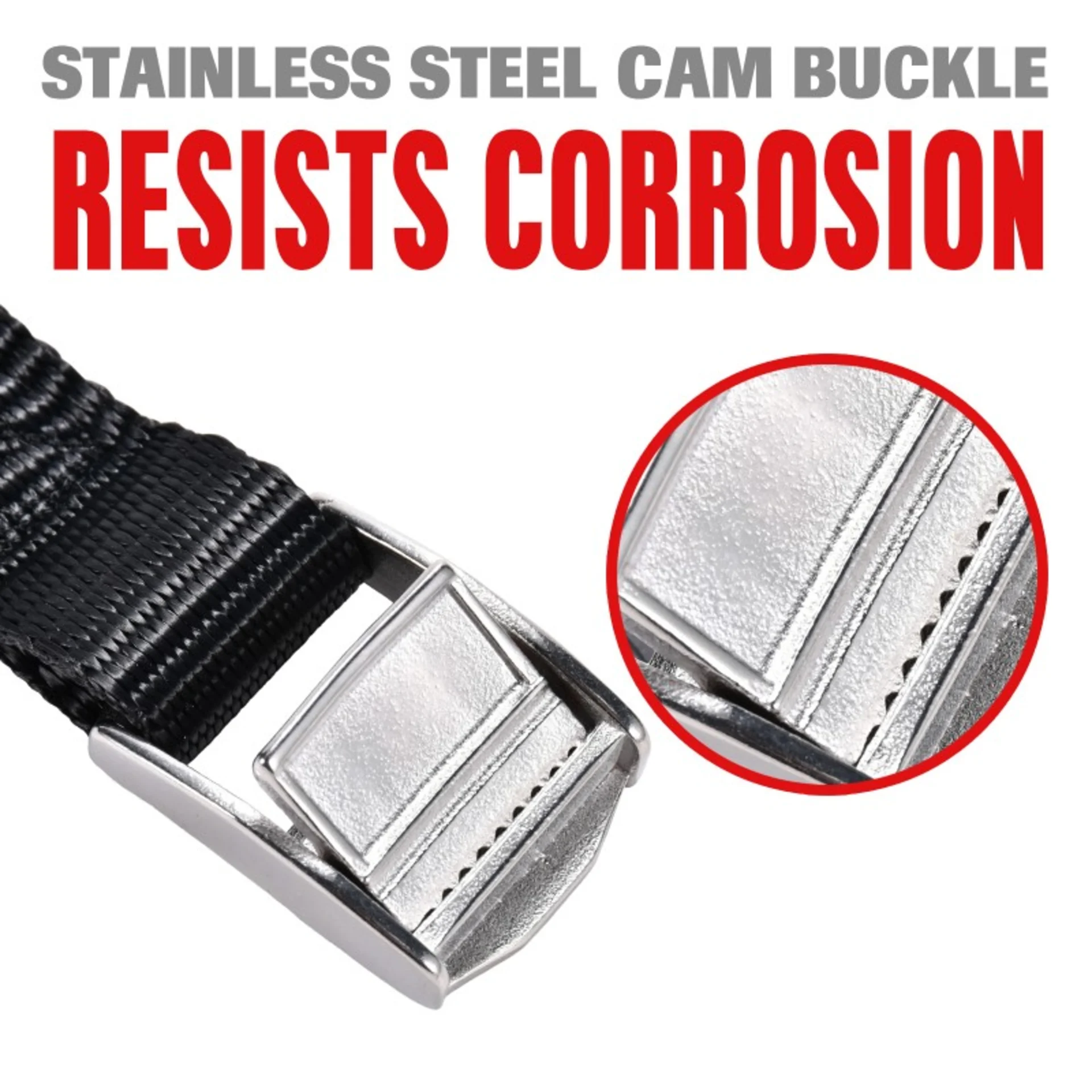 1-inch 304 Stainless Steel Tie Down Straps | China Manufacturer