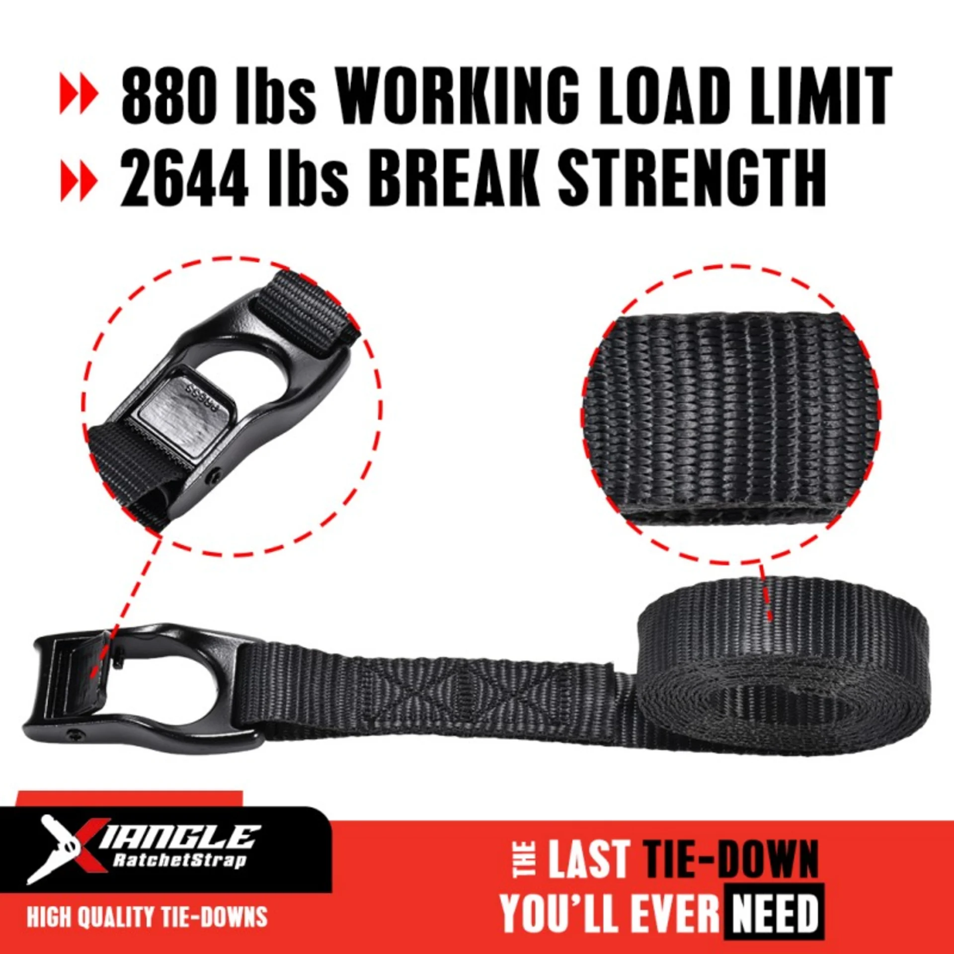 1" Heavy-Duty Endless Cam Straps | New Design Factory